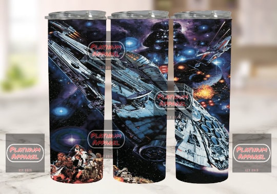 Star Wars, Digital Download, Straight & Tapered Tumbler Wrap Template ...