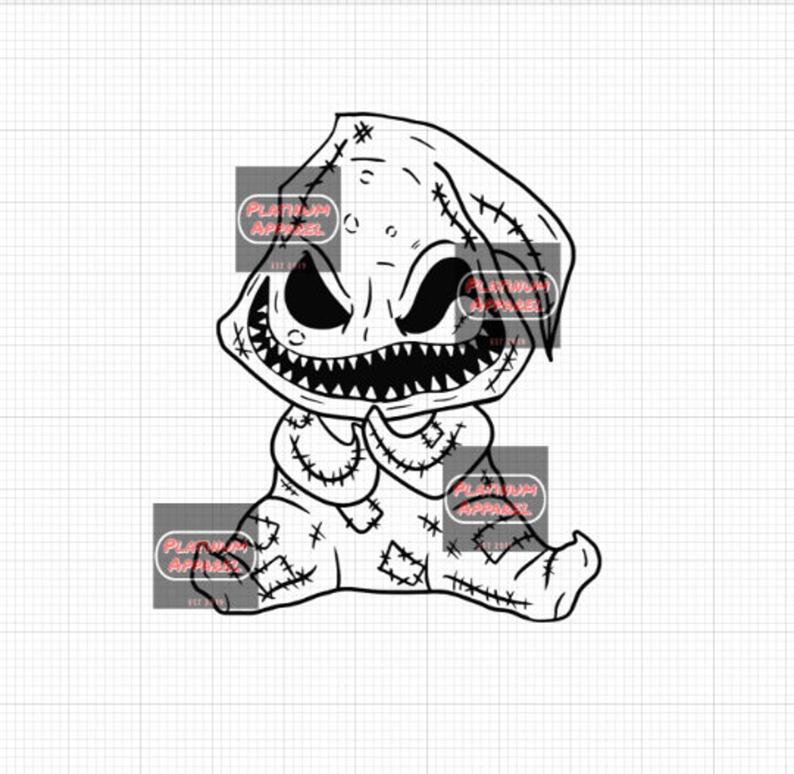 Oogie Boogie OUTLINE PNG, Halloween, the Nightmare Before Christmas ...