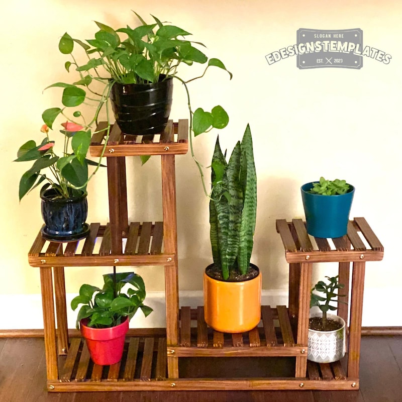 Rustic Plant Stand - Etsy