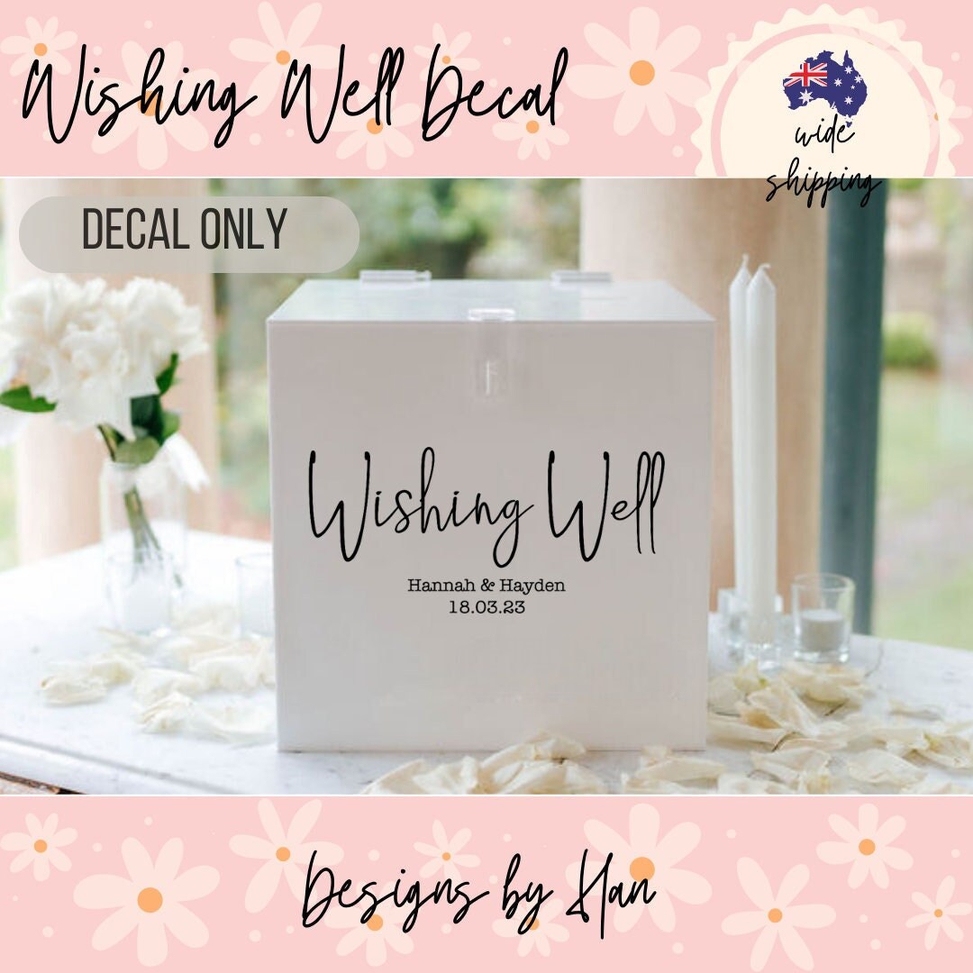 Wishing Well Vinyl Decals - Etsy