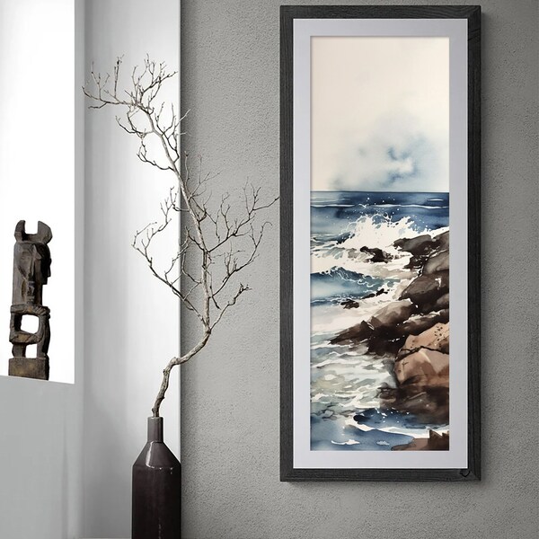 Long Wall Vertical Wall Art - Etsy