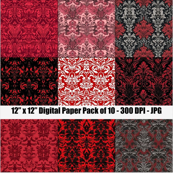 Demask Wallpaper - Etsy