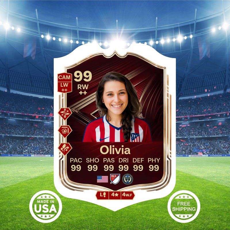 Soccer Cards Player - Etsy