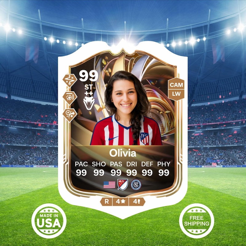 Fc26 Personalised Card - Etsy