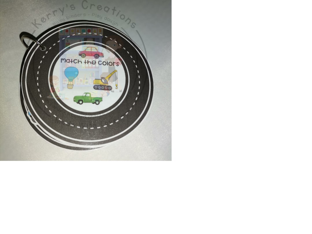 Colour Sorting Mini Book, Transport Velcro Game (printable Worksheets ...