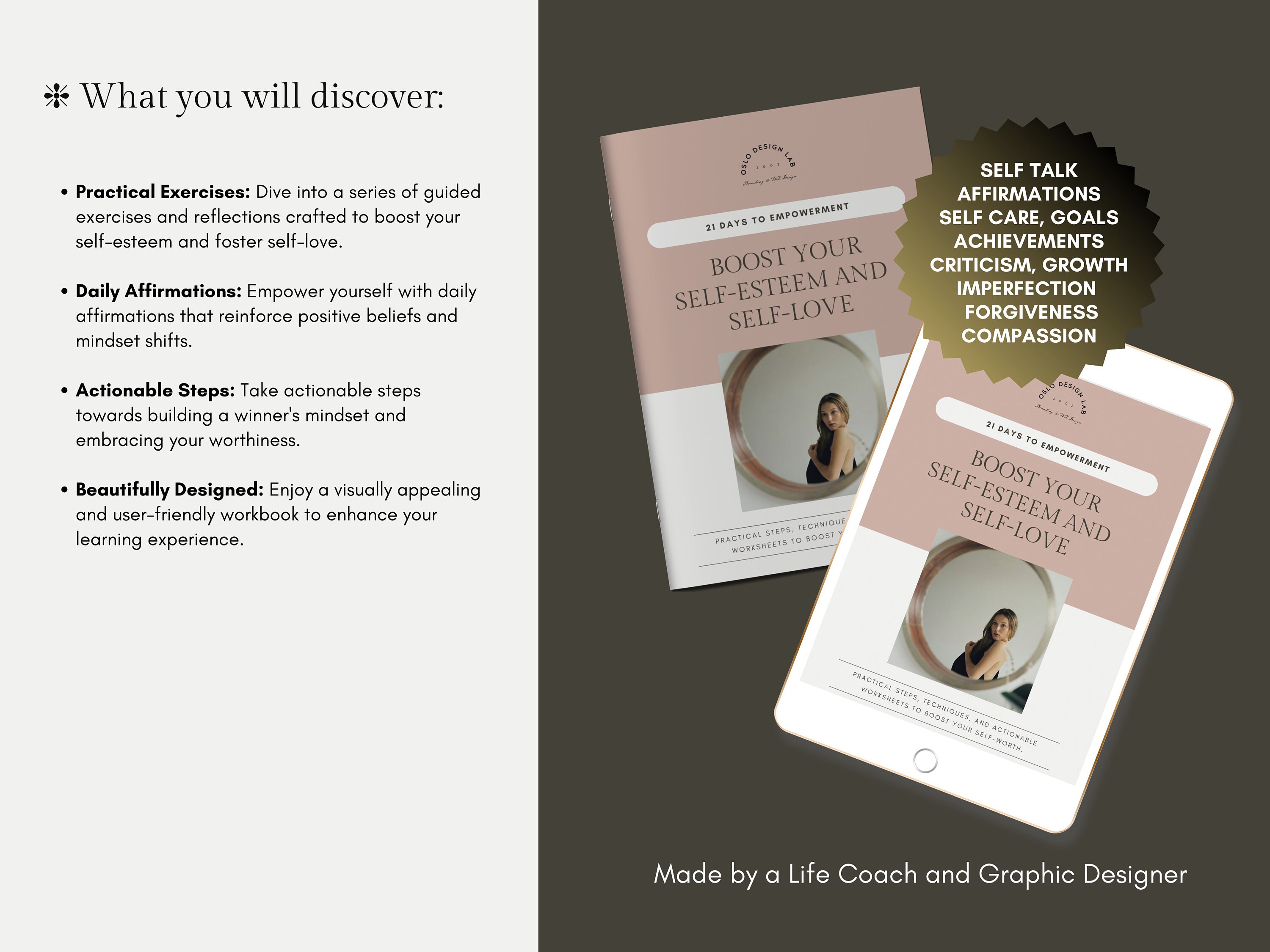 Self-esteem Workbook: 21-day Self-love Guide (ebook) - Etsy