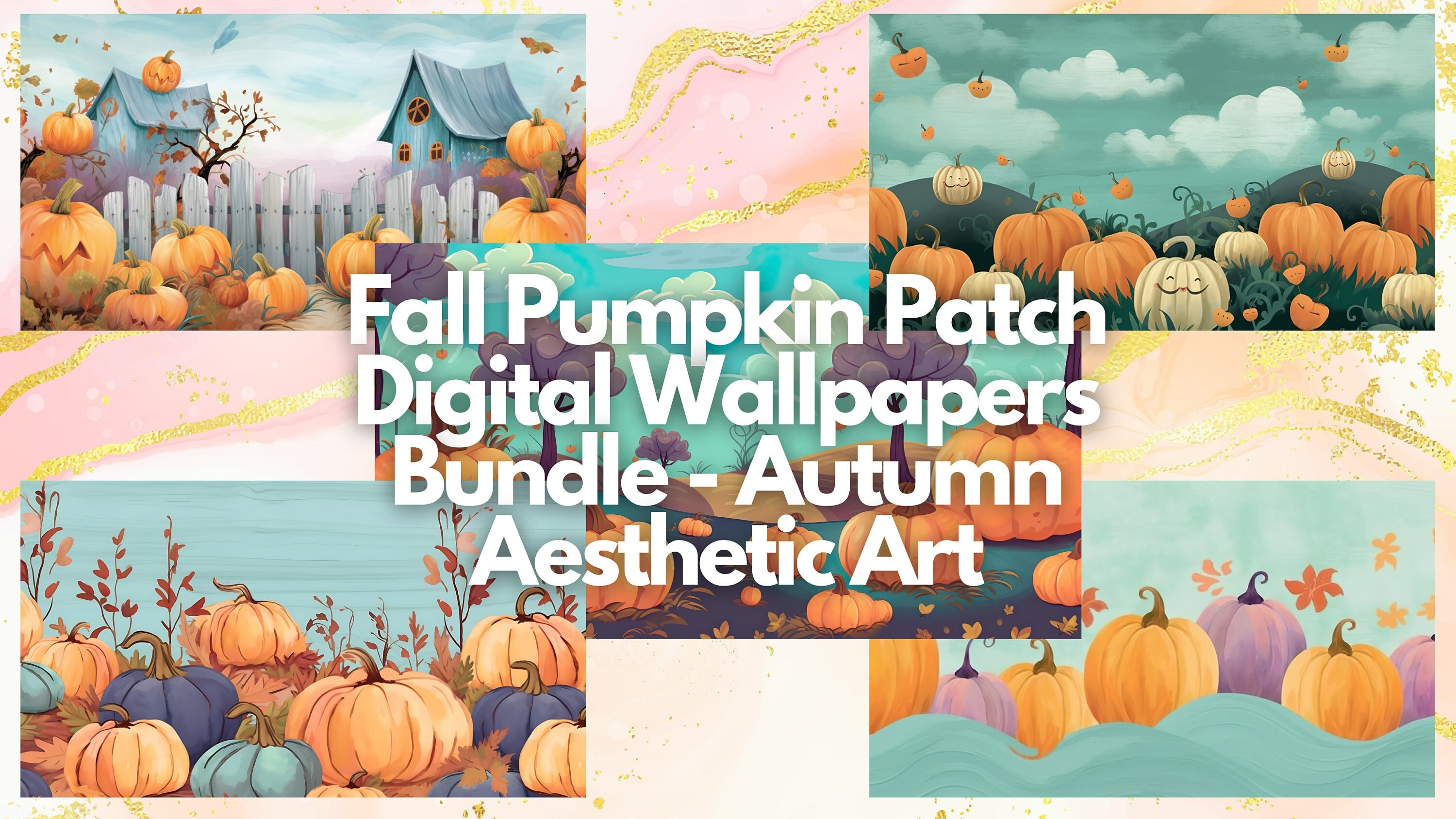 Pumpkin Patch Desktop Wallpaper
