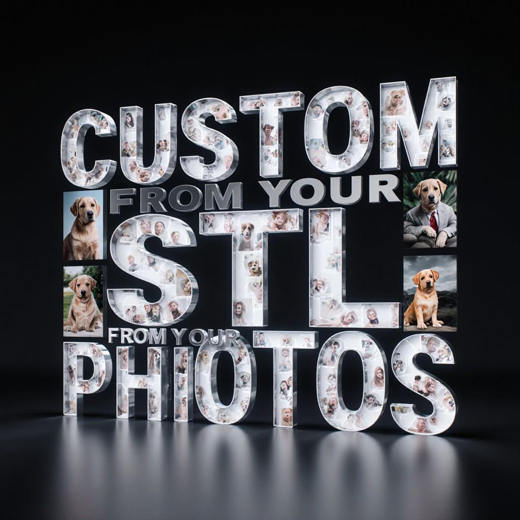 Turn Your Photo Into 3D Printable STL | Custom Model Service ...