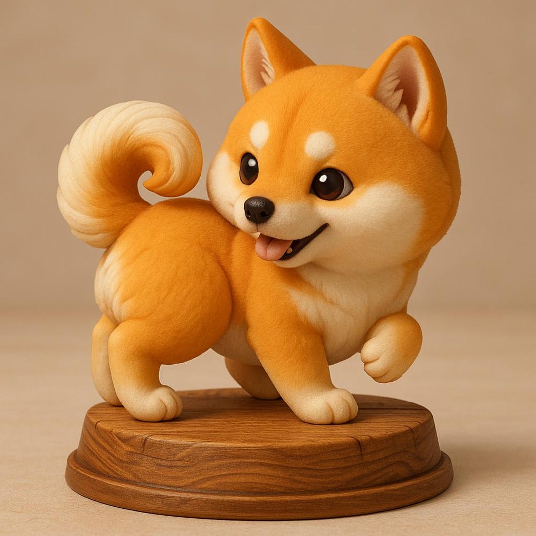 Chibi Shiba Inu Figurine 3D Model (STL, 3MF Digital Download) - Etsy