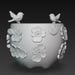 Cute Blossom Planter STL File – Kawaii Flower Pot With Birds, Digital ...