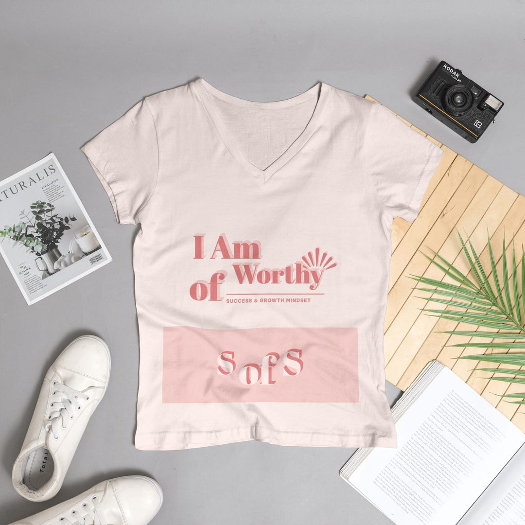 Minimalist Self-worth Quote – I Am Worthy PNG Digital Download T Shirt ...