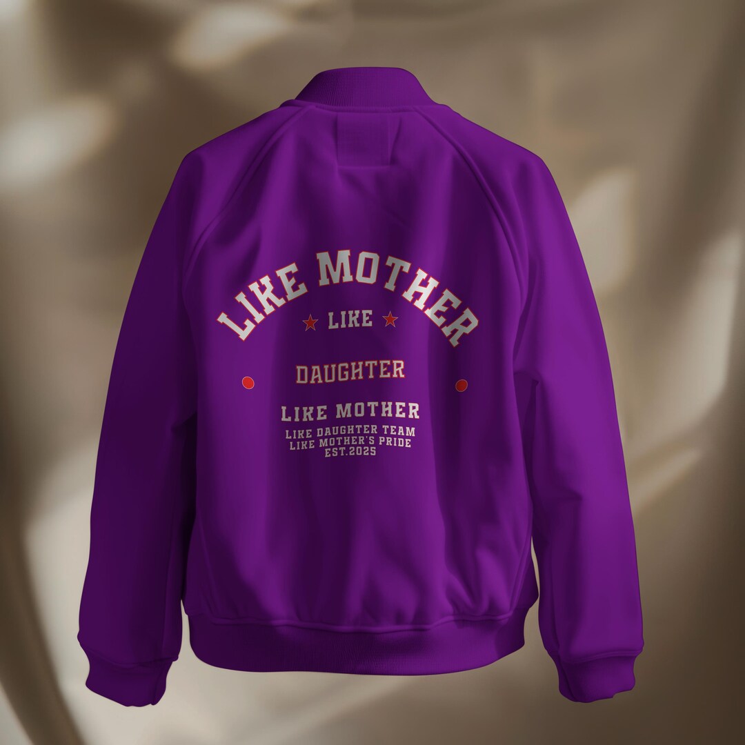 Matching Family Typography Design: Like Mother Like Daughter (digital ...