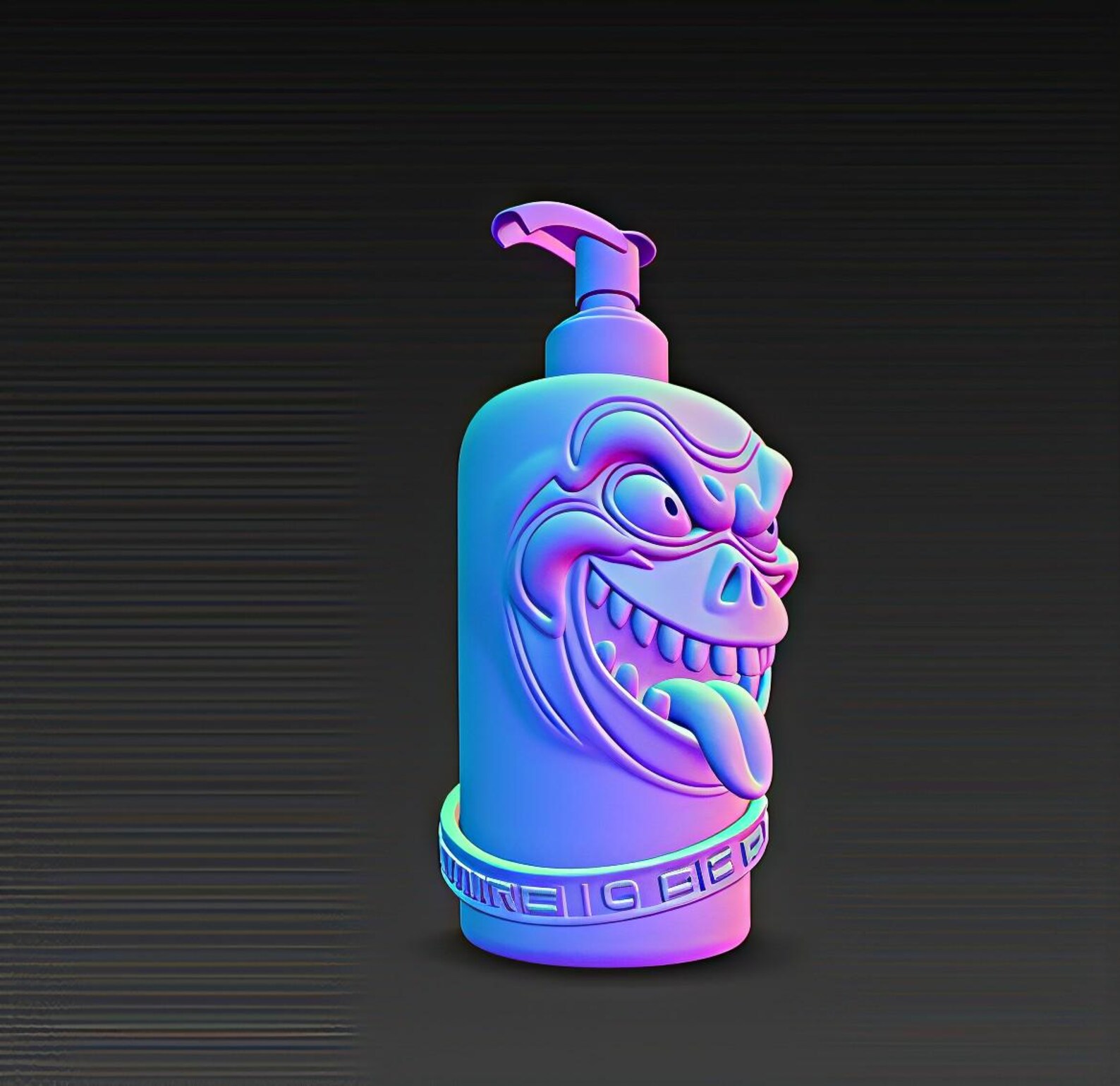 Creepy Soap Dispenser STL Digital Download Funny Monster Bathroom Decor ...