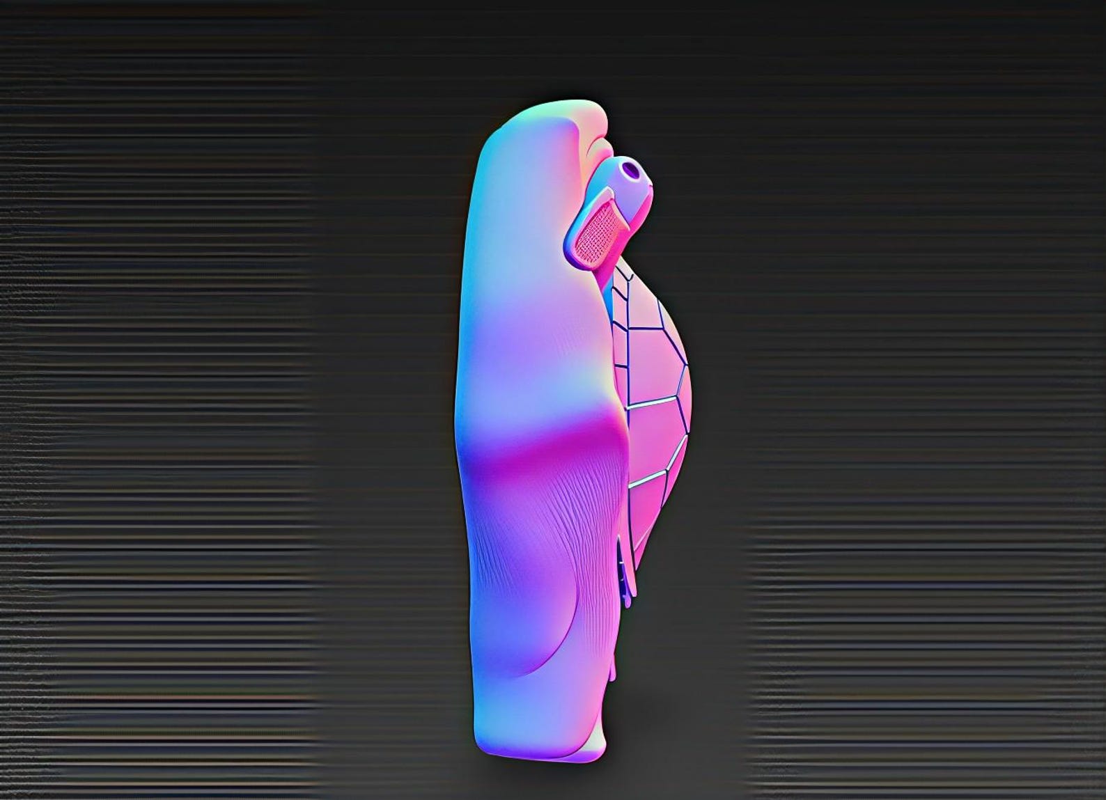 Sea Turtle Relief STL File: 3D Printable Ocean Sculpture (digital ...