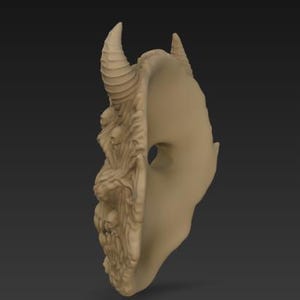 Skull Horde Demon Mask STL File | Dark Digital Download 3D Printable ...