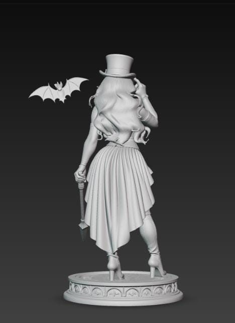 Gothic Vampire Queen STL File: 3D Printable Dark Sorceress (digital ...