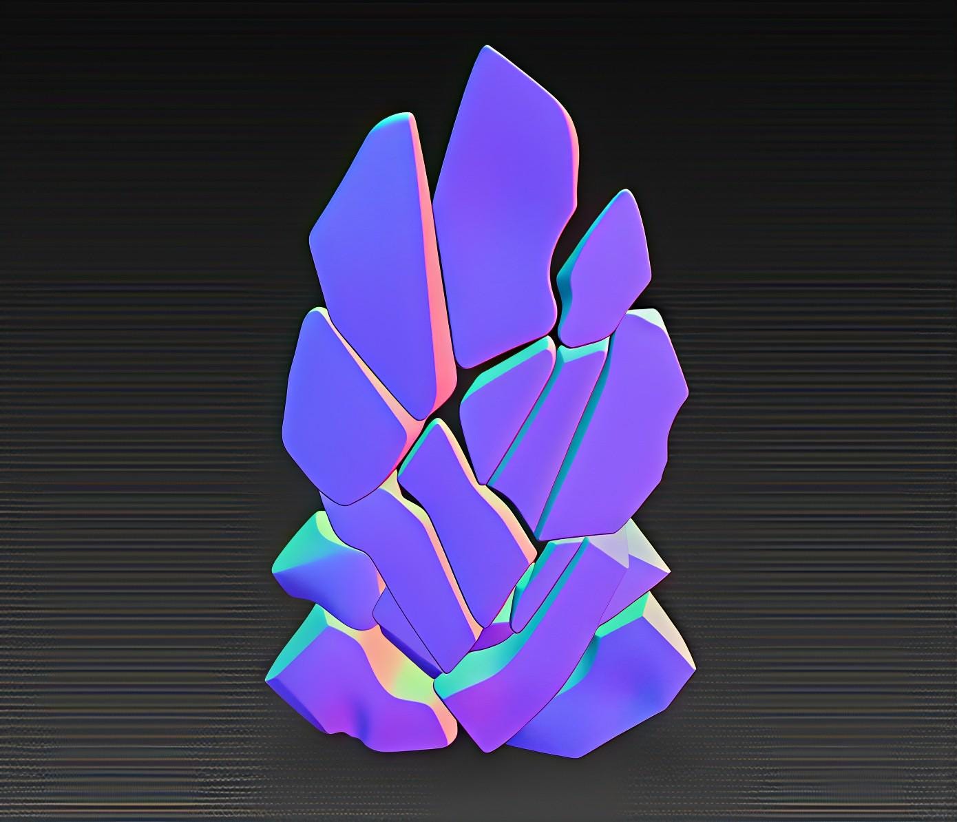 Stone Throne STL File: Lightning Rock Chair 3D Model (digital Download ...