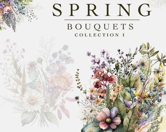 Watercolor Pink Orchid Clipart Spring Floral Clip Art PNG - Etsy