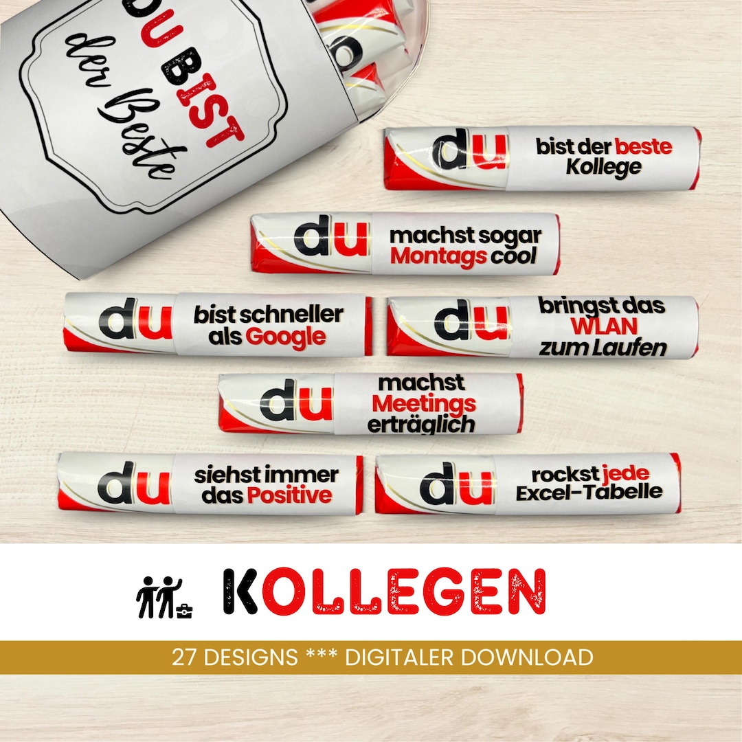 27 Duplo Banderoles Colleagues Unique Gift Idea for Anniversary ...