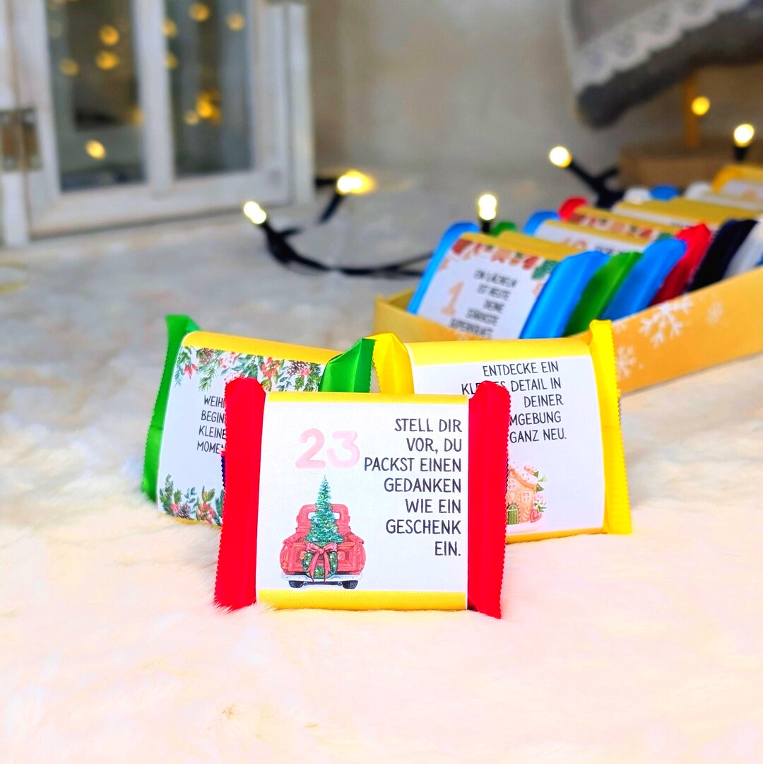 Ritter Sport Chocolate Office Advent Calendar for Colleagues With 24 ...