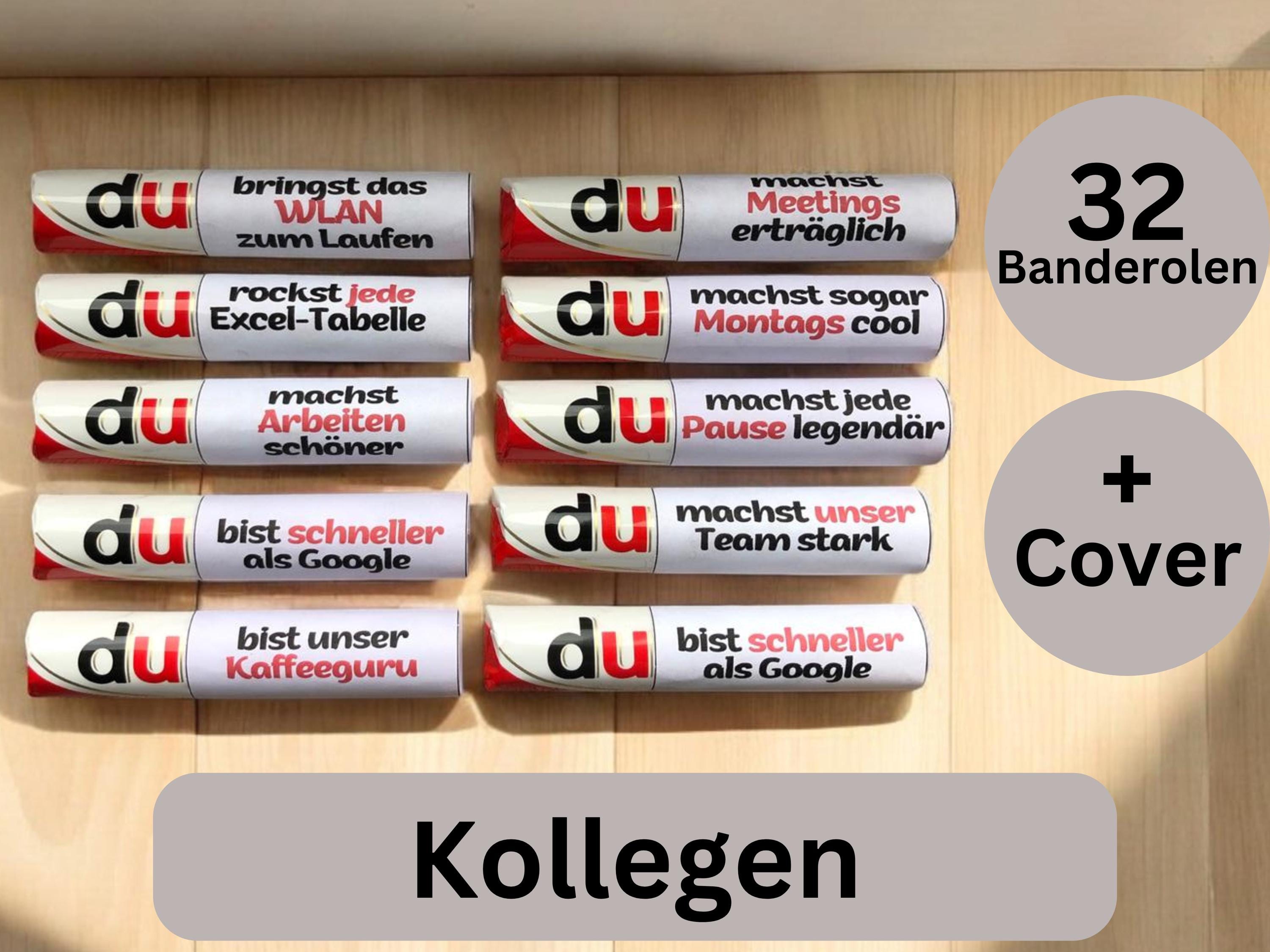 Duplo Banderole Kollegen Einzigartige Geschenkidee für Kollegen 32 ...