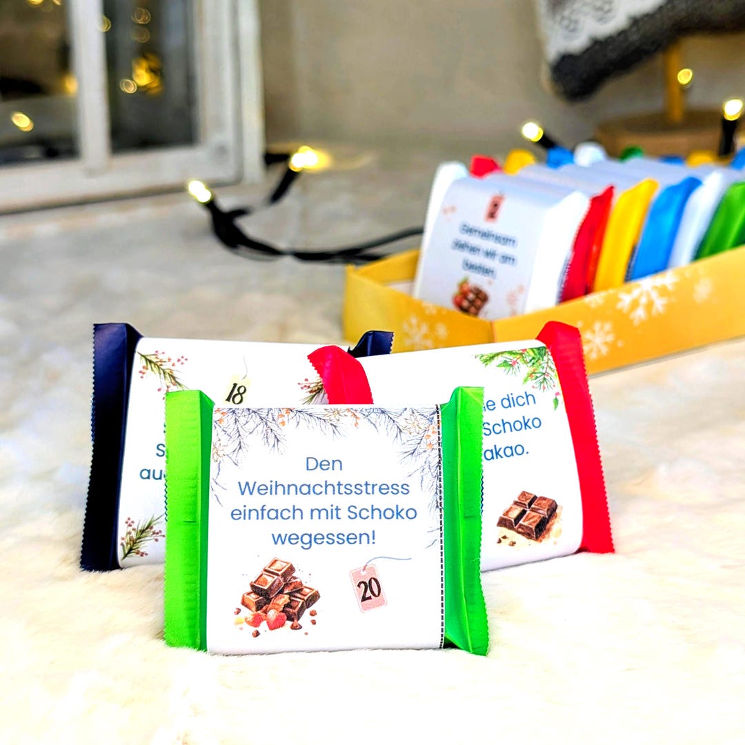 Ritter Sport Chocolate Office Advent Calendar for Colleagues With 24 ...
