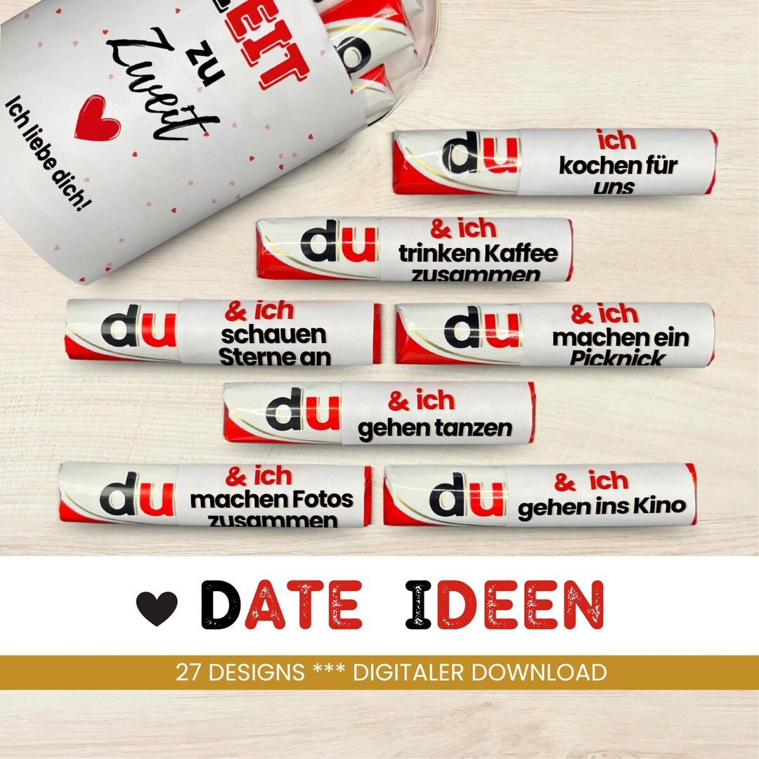 27 Duplo Banderoles Date Ideas Unique Gift Idea for Her Him Boyfriend ...