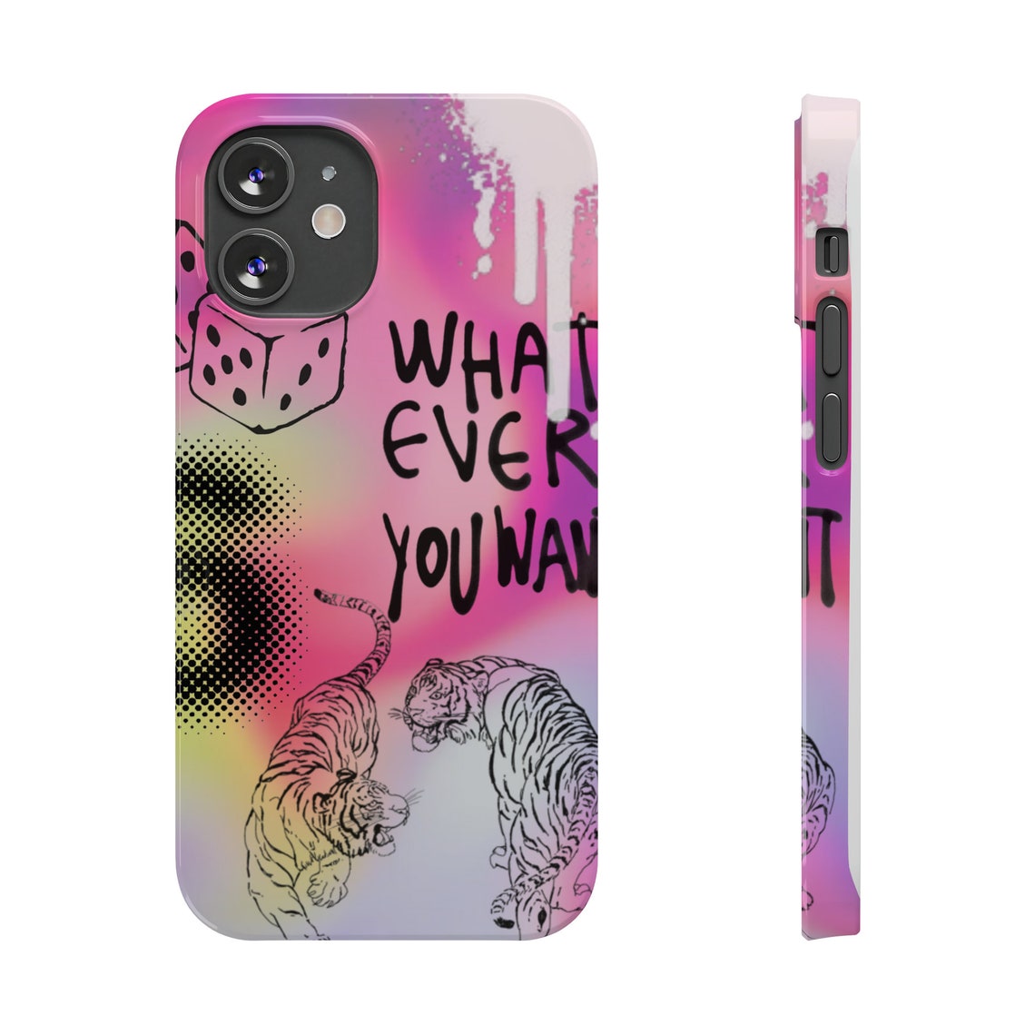 Trendy Collage Phone Case, Aesthetic Phone Case, Abstract Retro Phone ...