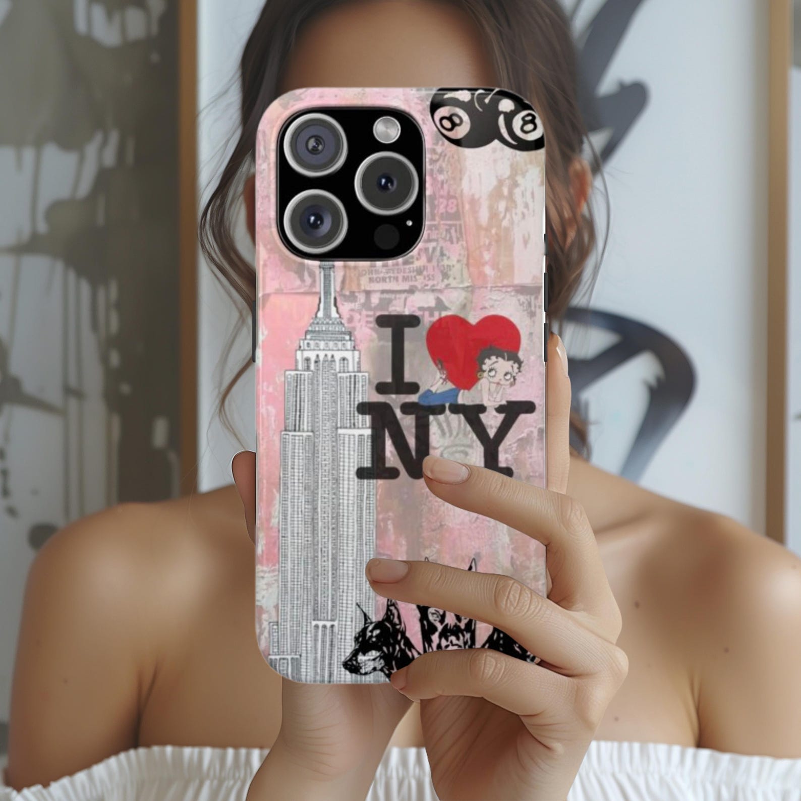 Retro New York City Phone Case, Vintage Phone Cases Collage Phone Cases ...