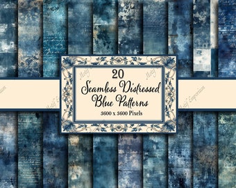 Seamless Distressed Dark Black Digital Paper for Scrapbook Printable ...