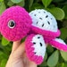 Crochet Dragon Fruit Turtle Amigurumi - Etsy