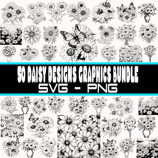 Daisy Svg - Etsy