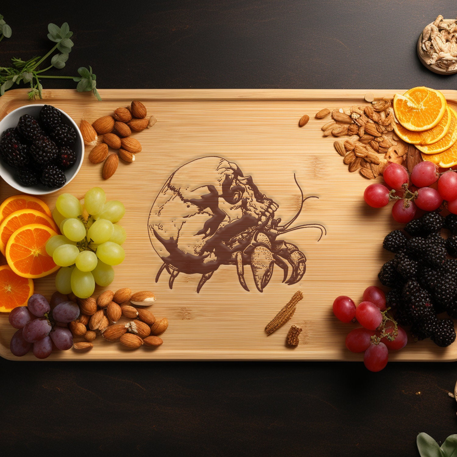 Creepy Crab Graphic, Hermit Crab PNG, Crabby Graphic, Instant Download ...