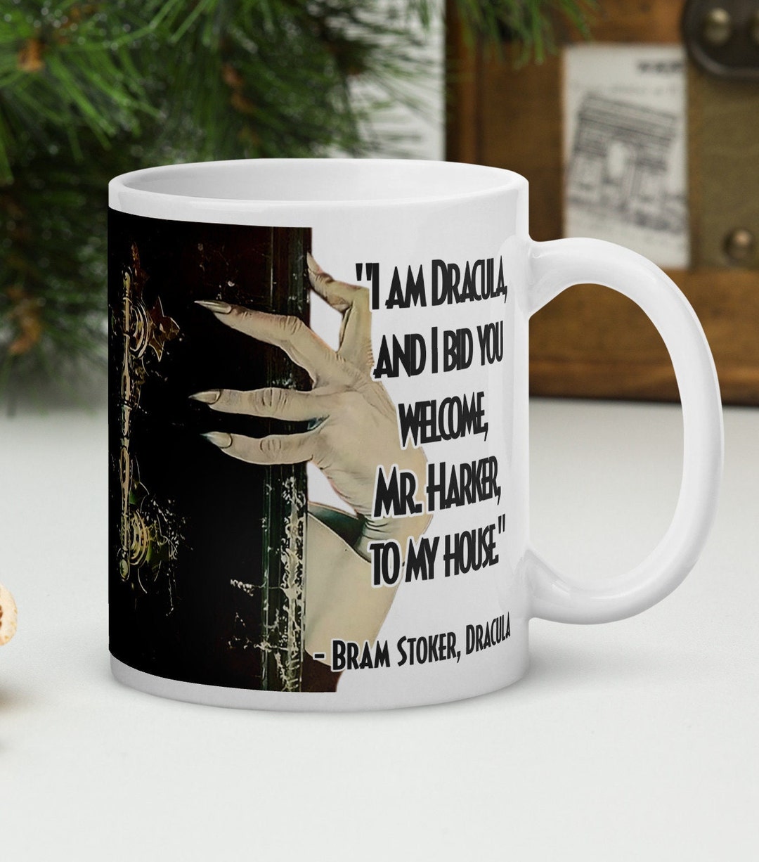Bram Stocker - Dracula - MUG - "i Am Dracula, and I Bid You Welcome, Mr ...
