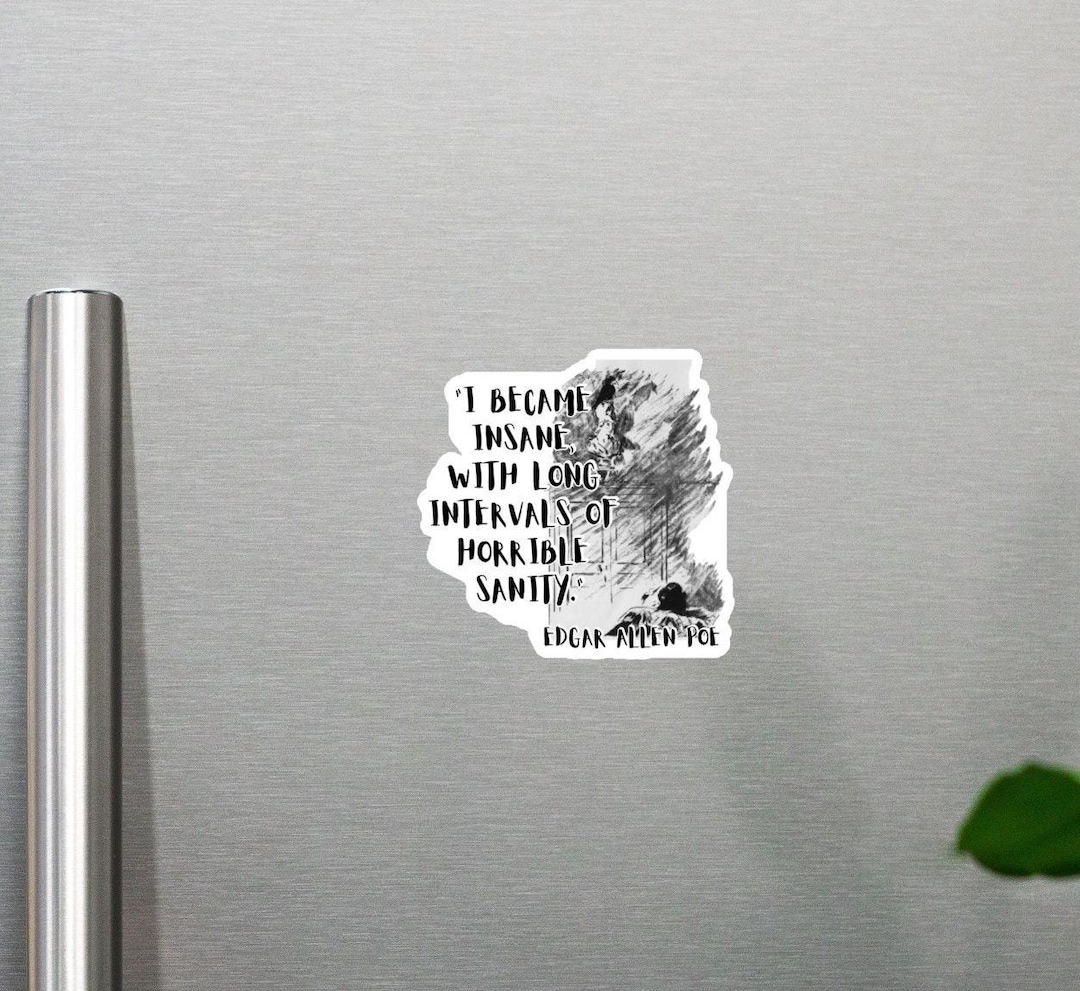 Edgar Allen Poe - MAGNET - "i Became Insane, With Long Intervals of ...