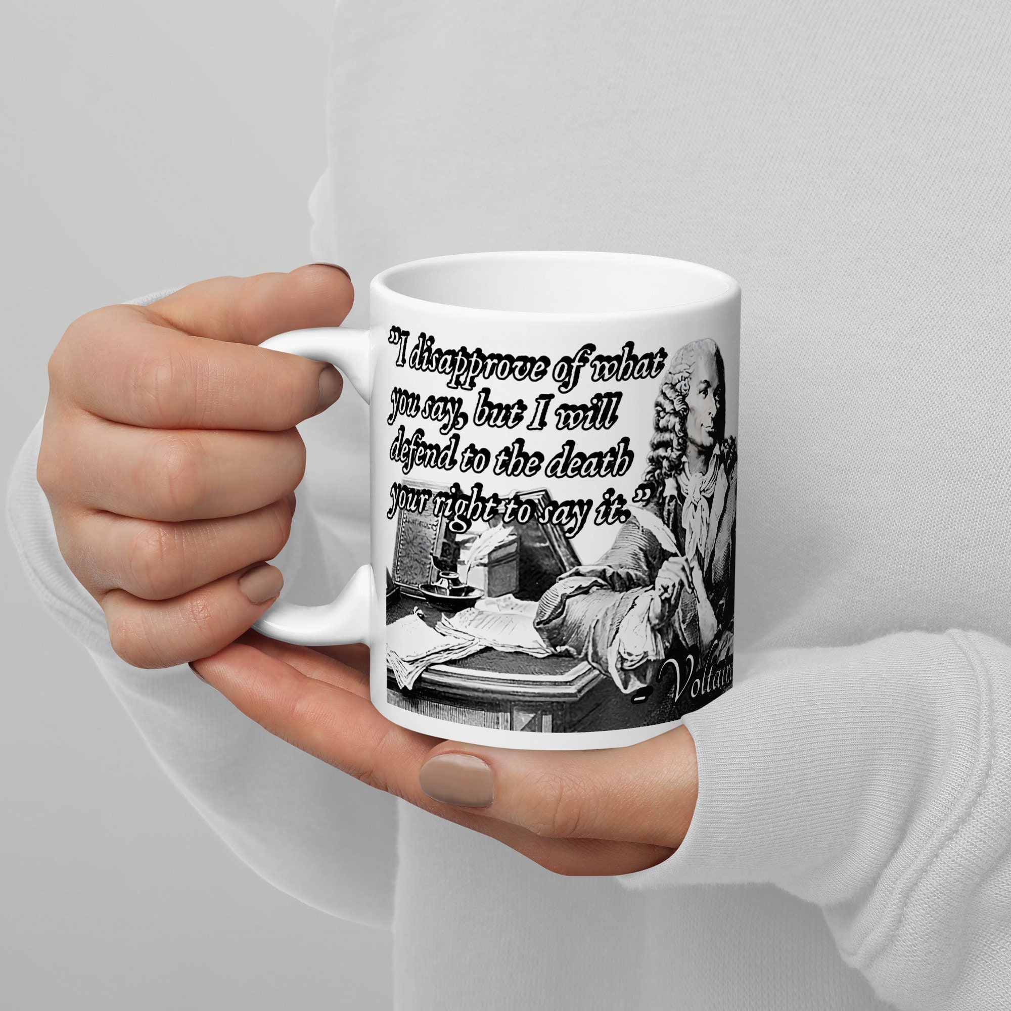 Voltaire i Disapprove of What You Say but I Will - Etsy