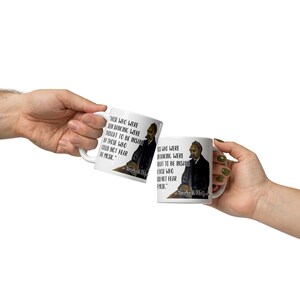 Friedrich Nietzsche - MUG - “those Who Were Seen Dancing Were Thought ...