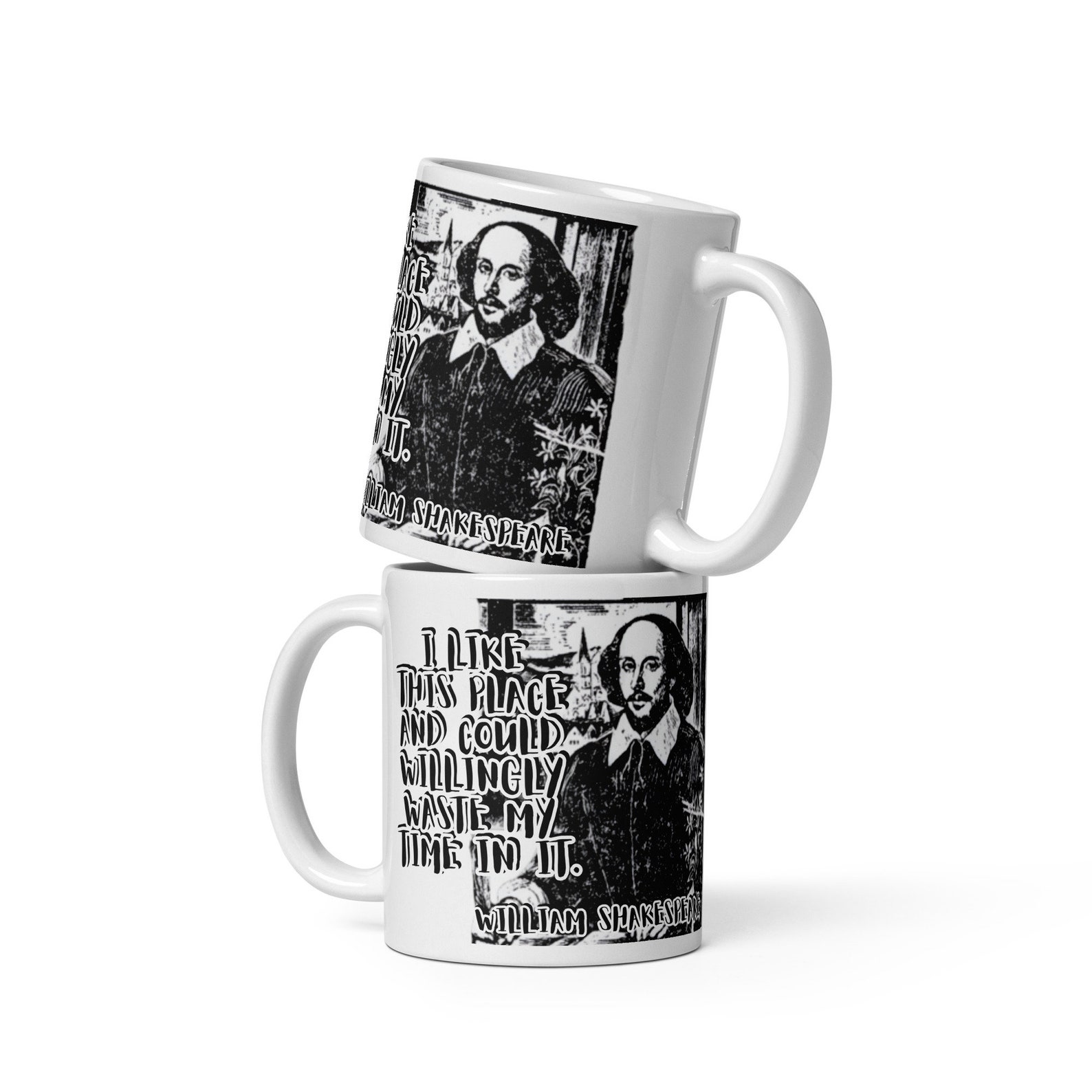 William Shakespeare - MUG - “I Like This Place and Could Willingly ...