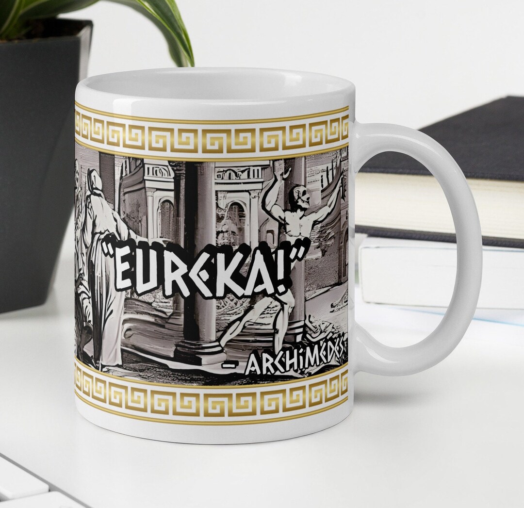 Archimedes eureka Ancient Greek History Quote Mug - Etsy