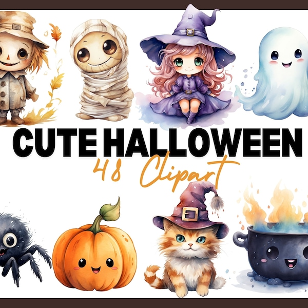 Halloween Watercolor - Etsy