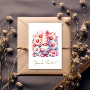 Watercolor Gnome Clipart Bundle, Garden Clipart, Spring Gnome Png ...