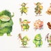 Magic School Goblins and Trolls Clipart, Magical Clipart, Cute Goblins ...