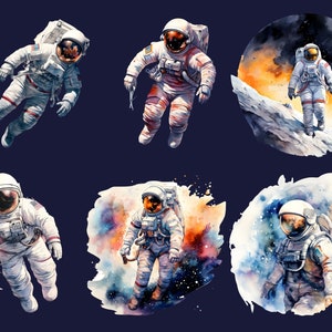 Astronaut Clipart Children's Space Graphics Interstellar Kids ...