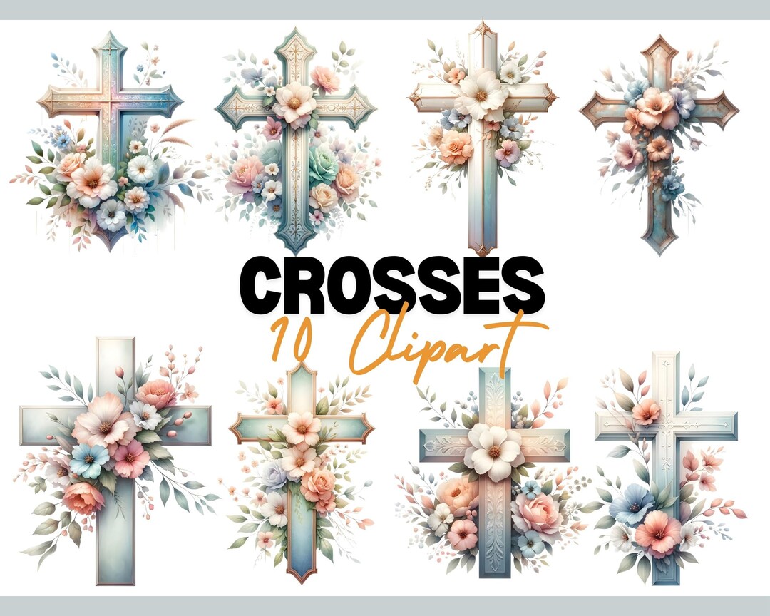 Clipart de Santa Cruz, Clip Art Religioso de Páscoa, Gráficos de ...