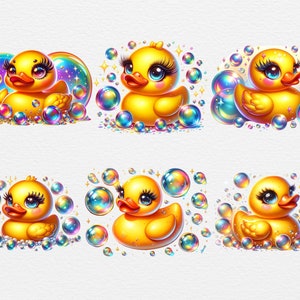 18 Rubber Duck Clipart Bundle Png, Duck Tshirt, Duck Tshirt Png, Rubber ...