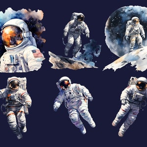 Astronaut Clipart Children's Space Graphics Interstellar Kids ...