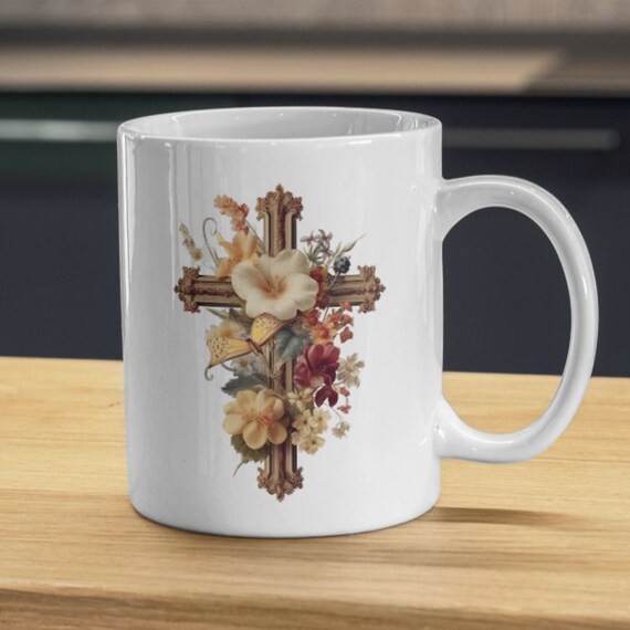 Red Cup With Cross Clipart