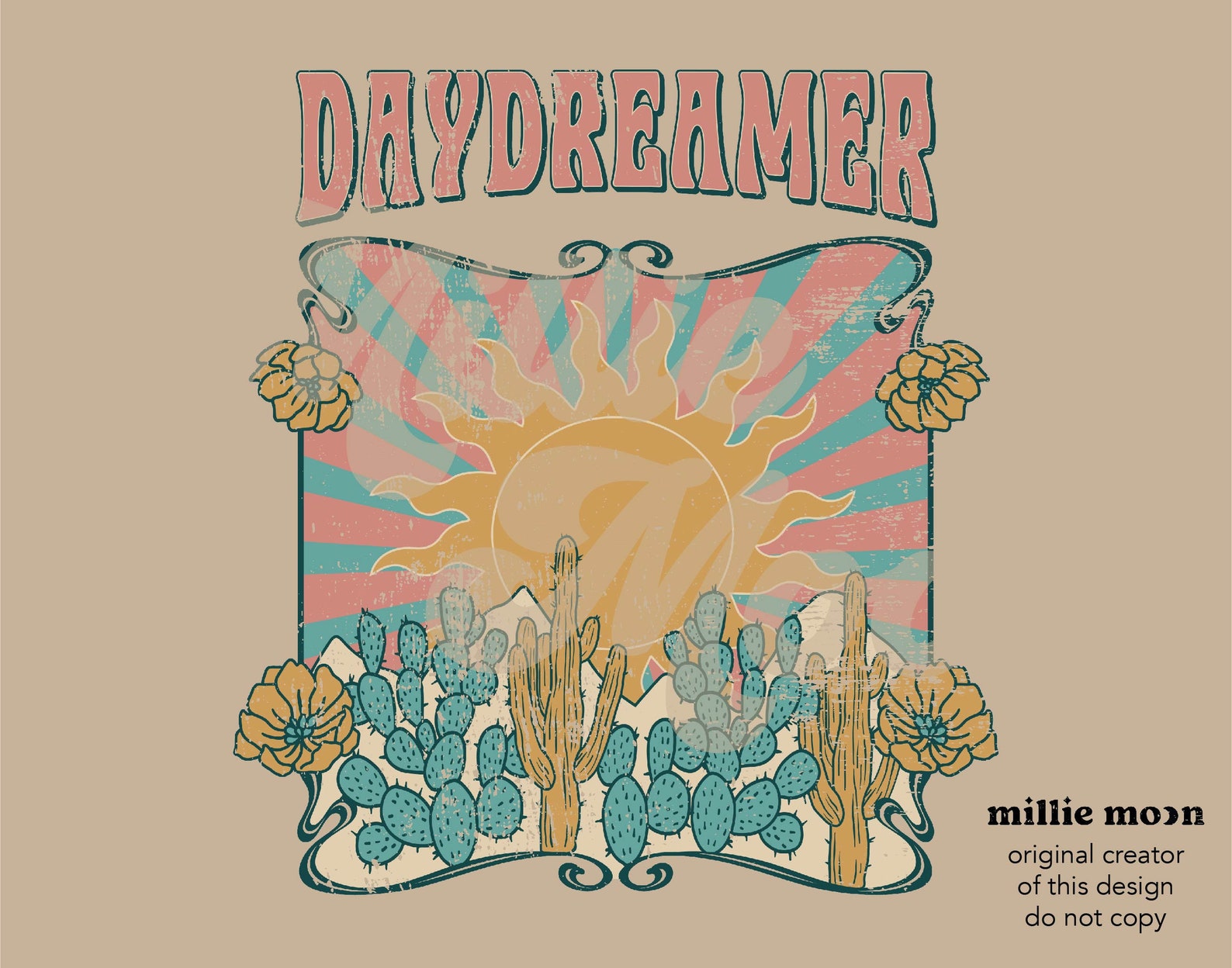 Daydreamer Png | Png Files for Sublimation | Outdoor Png | Cactus Png ...