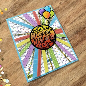 Birthday 1 Outline Sticker Bundle | Vinyl Stickers for Craft Projects ...