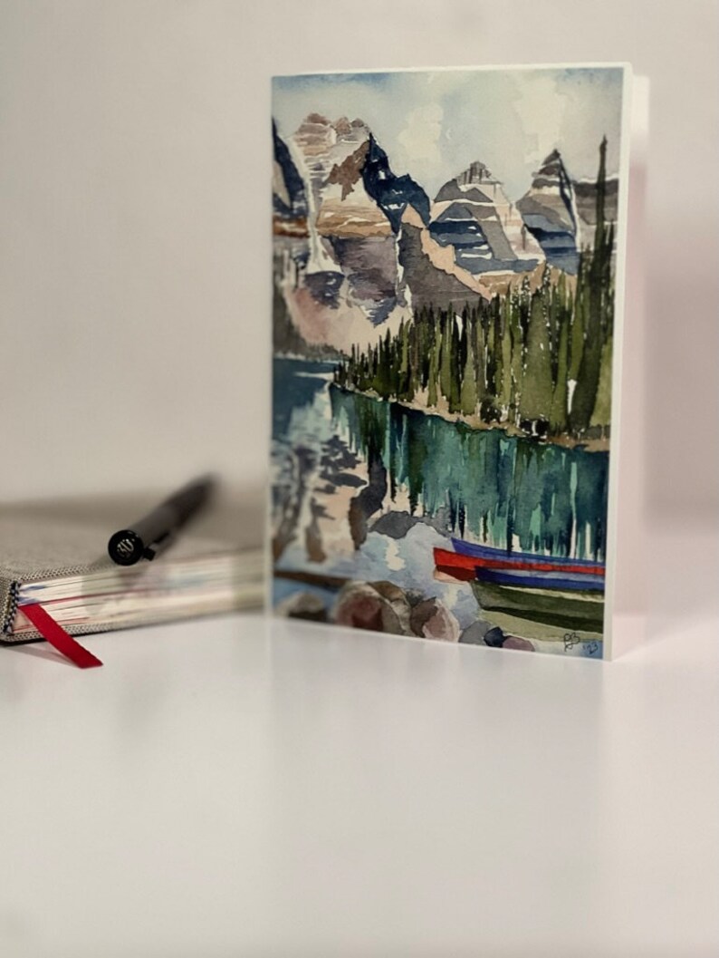 Set of 5⎜moraine Lake, Banff National Park, Canada Greeting Cards ...